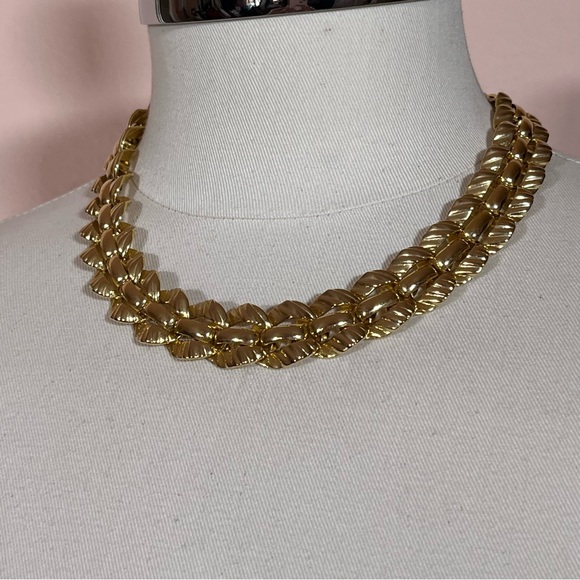 Vintage | Jewelry | Vintage 8 90 Retro Heavy Oversized Thick Gold Chain ...